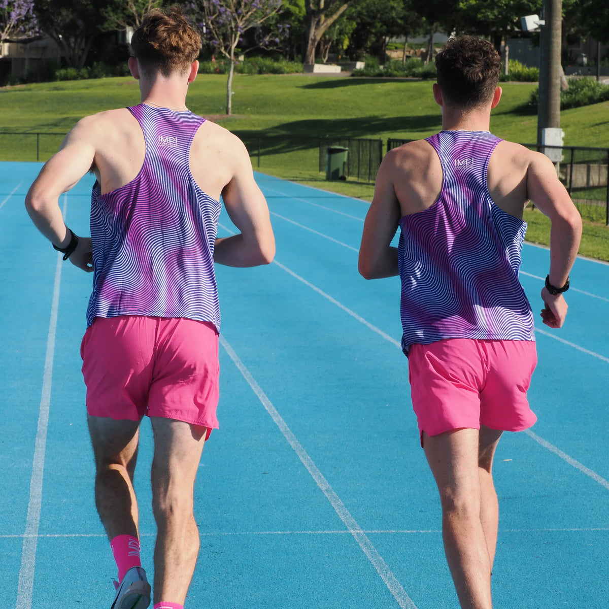 IMPI Boys Running Short - Hot Pink - IMPI Sportswear