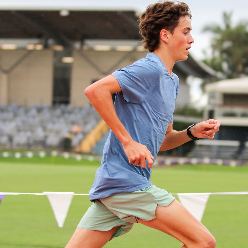 IMPI Boys Running Shorts - Moss Green - IMPI Sportswear