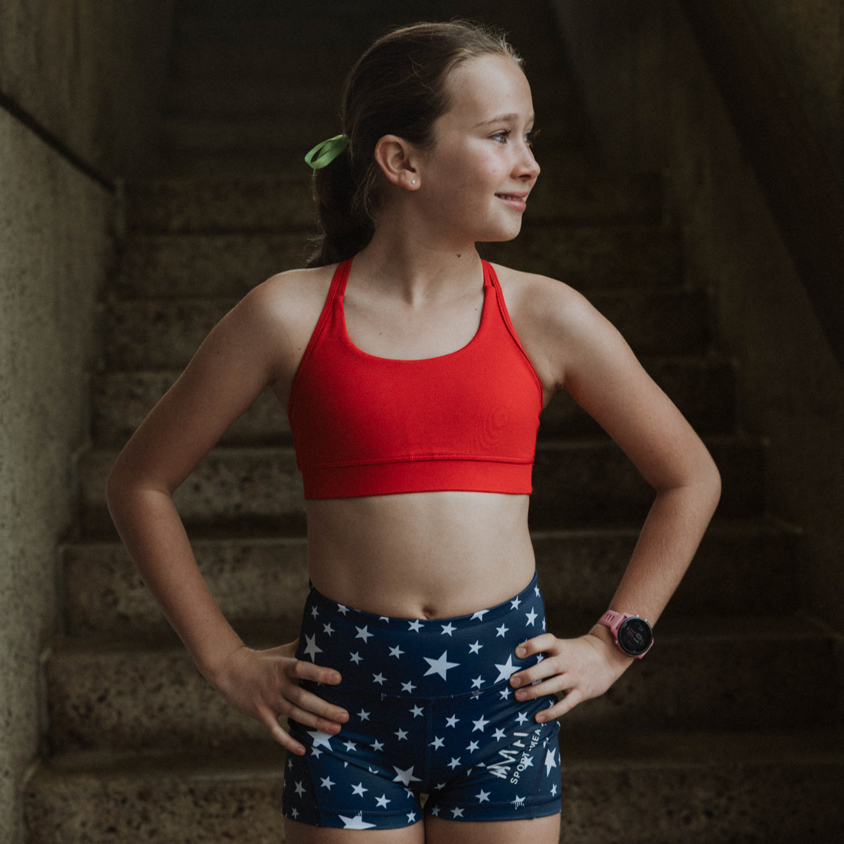 IMPI Running Loop Bra Top - Red - IMPI Sportswear