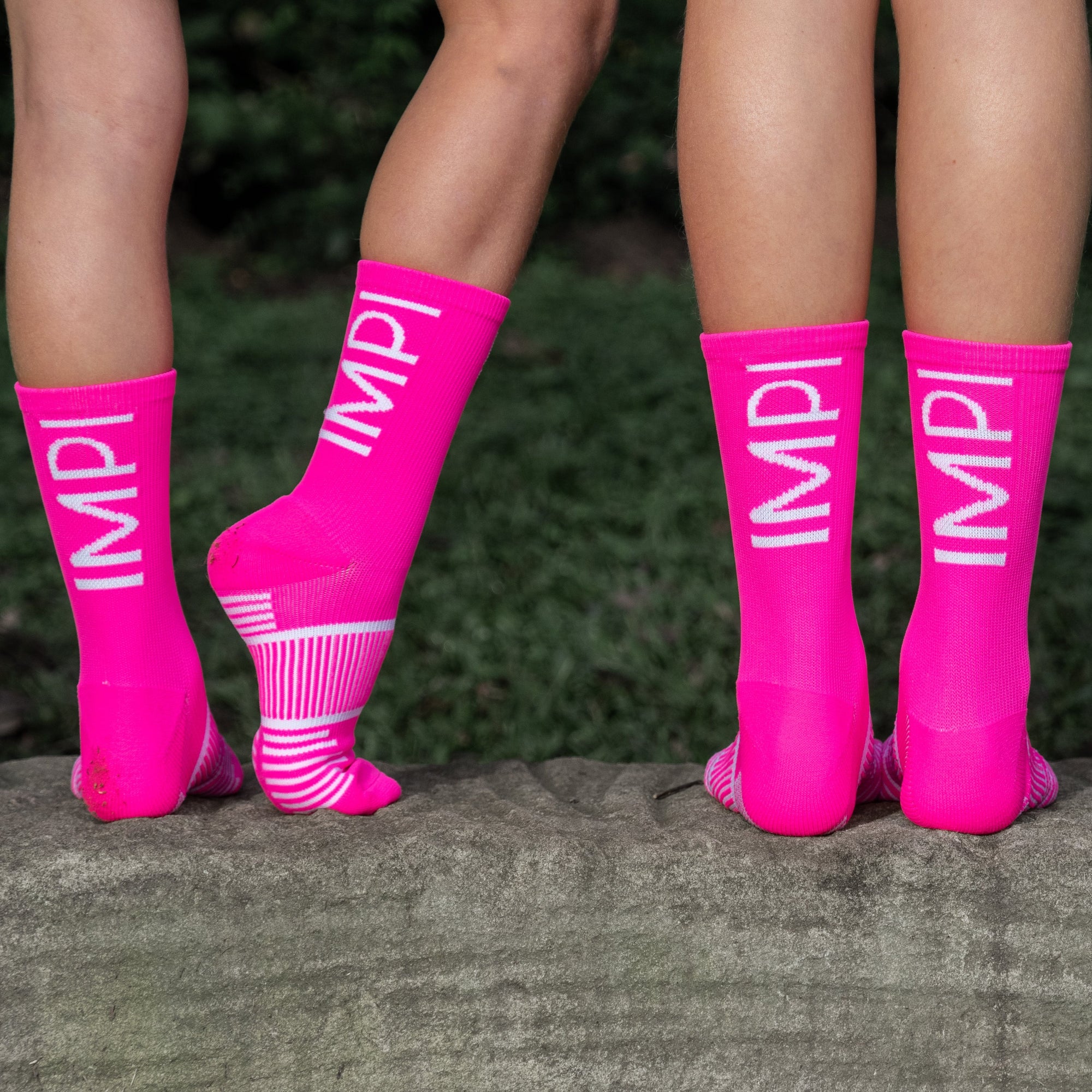 IMPI Socks - Hot Pink/White - IMPI Sportswear