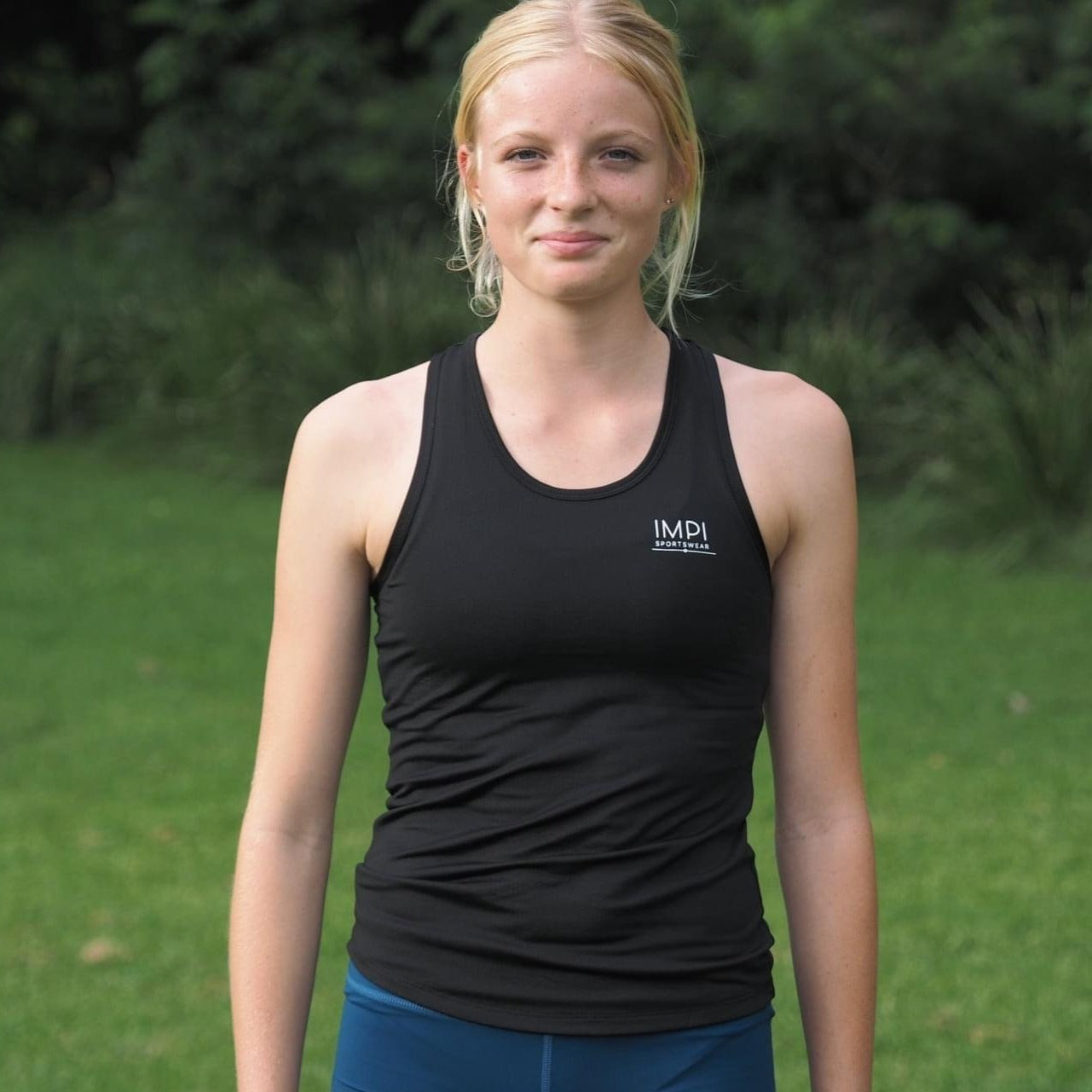IMPI Fitted Running Singlet - Black - Impi Sportswear