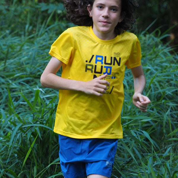 IMPI Boys Running Shorts - Atlantic Blue - Impi Sportswear