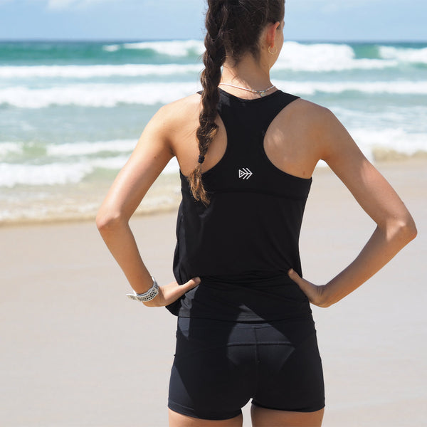 IMPI Fitted Running Singlet - Black - Impi Sportswear